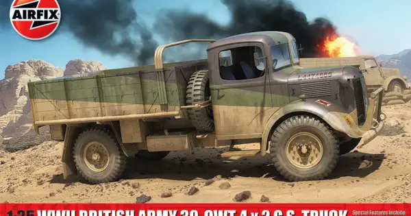 airfix 1380 wwii british army 30 cwt gs truck