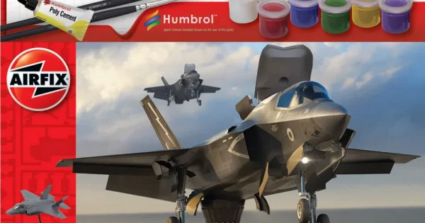 airfix gift set 55010 lockheed martin f35b lightning
