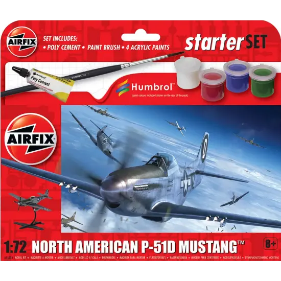airfix gift set 55013 p51d mustang