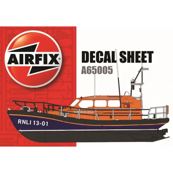 airfix 65005 decal sheet rnli shannon class lifeboat