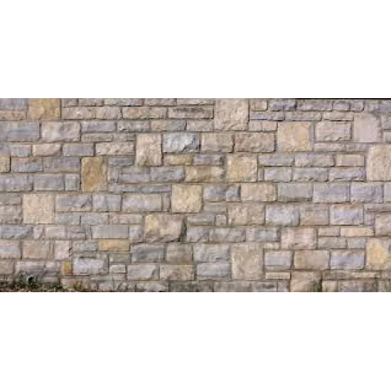 small stone block wall