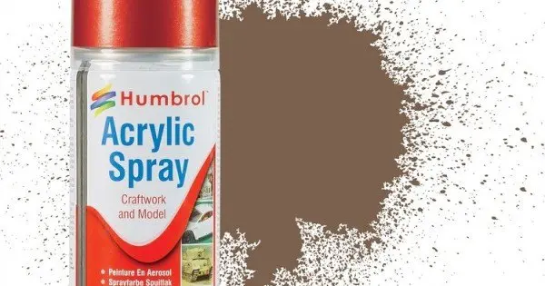humbrol 150ml sprays #29 dark earth matt