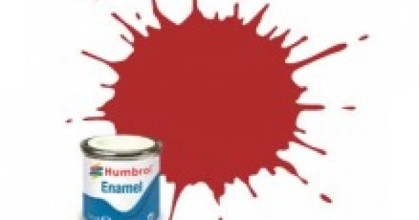 humbrol no.1 tinlets #60 scarlet matt