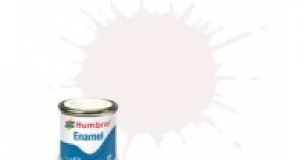 humbrol no.1 tinlets #130 white satin