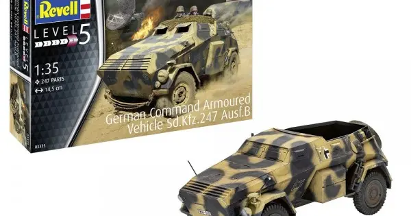 revell 03335 german command armoured sdkfz 247 ausf b