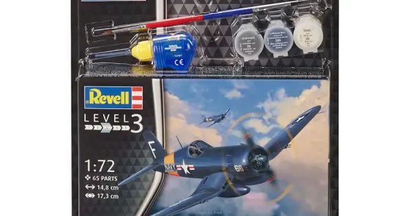 revell 63955 model set f4u4 corsair